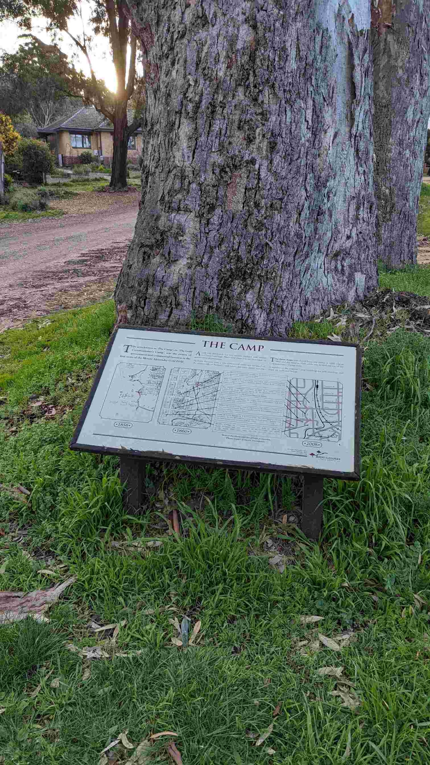Camp Reserve – What’s in a Sign? – Gold Camp Castlemaine